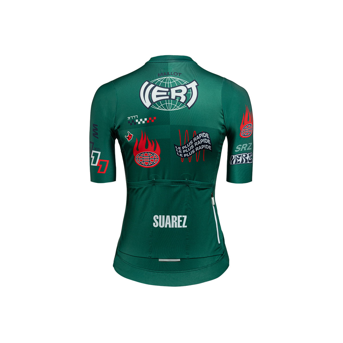 Women's Cycling Jersey Maillot Vert| Suarez Clothing - SUAREZ®