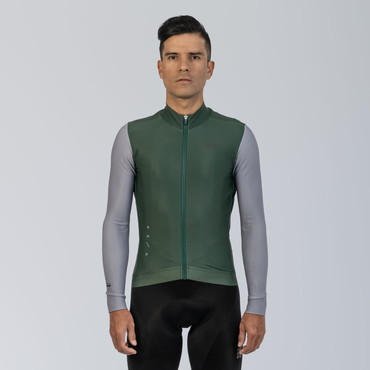 Men's Thermal Cycling Jersey Ascender Green Jasper | Suarez Clothing - SUAREZ®