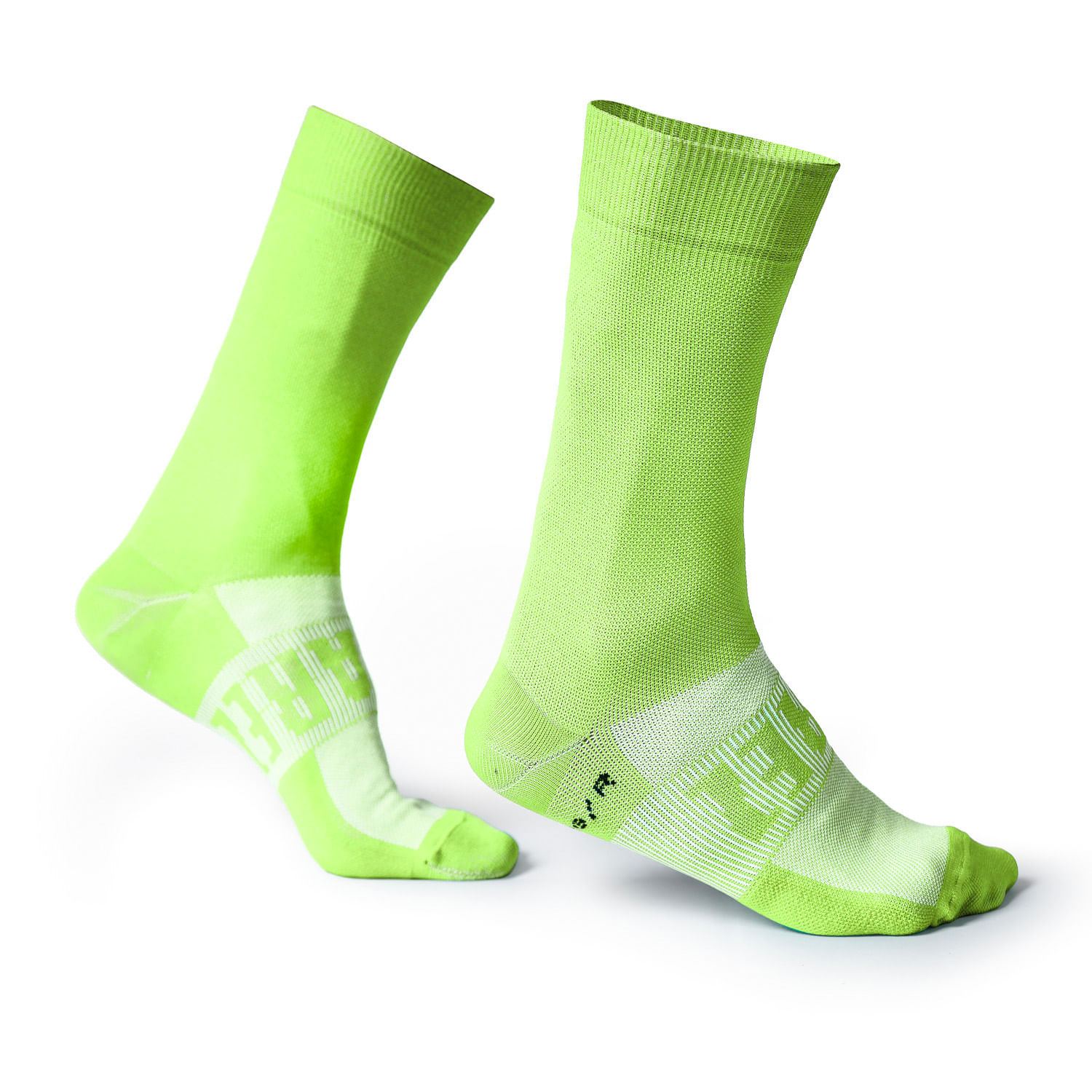 Medias De Ciclismo 7" Dualtone Green Glow | Suarez Clothing - SUAREZ