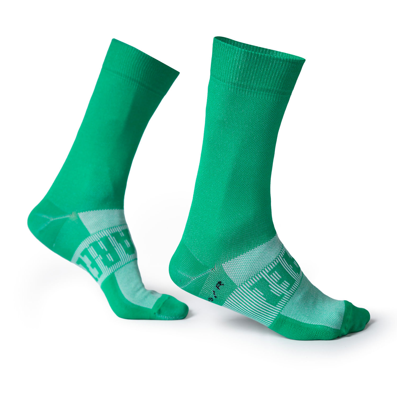 Medias De Ciclismo 7" Dualtone Green Emerald | Suarez Clothing - SUAREZ